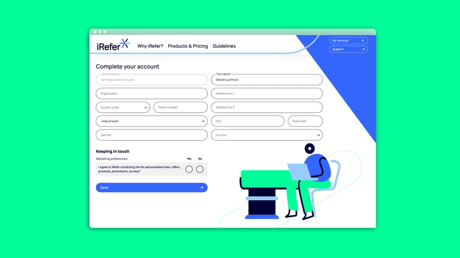 Royal College of Radiologists: iRefer brand identity and website | Ave ...